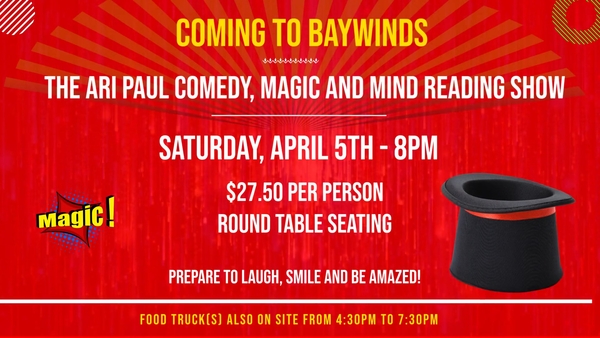 The Ari Paul Comedy Magic and Mind Reading Show via ThunderTix