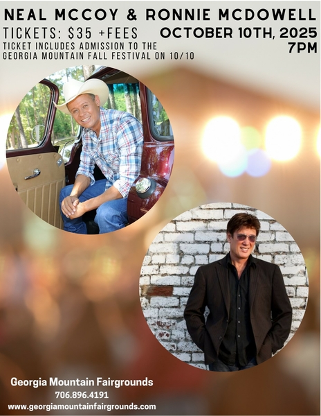 Neal McCoy & Ronnie McDowell via ThunderTix