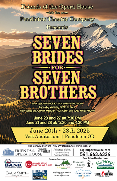 Seven Brides for Seven Brothers at the Vert Auditorium via ThunderTix