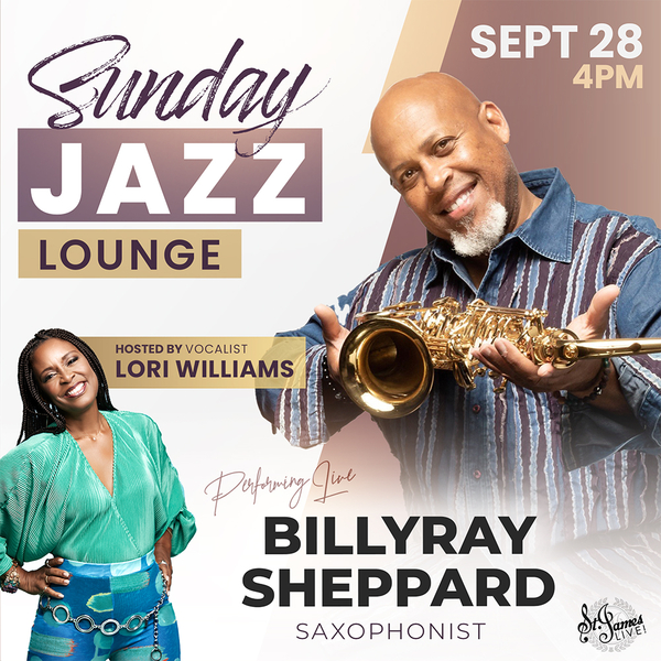 Saxophonist Billyray Sheppard via ThunderTix