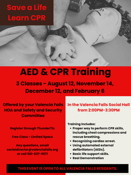 AED and CPR Class via ThunderTix