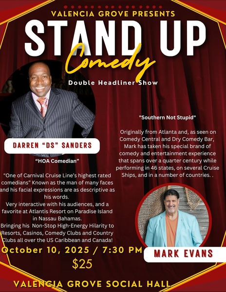 Comedy Show "DS" Sanders/Mark Evans via ThunderTix