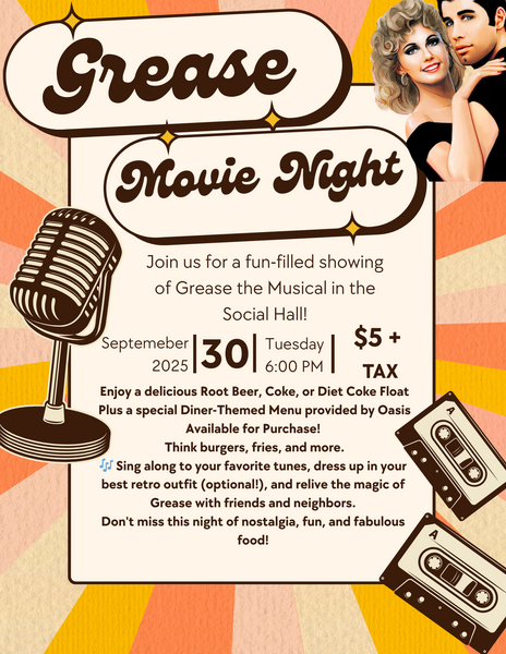 Movie Night: Grease via ThunderTix