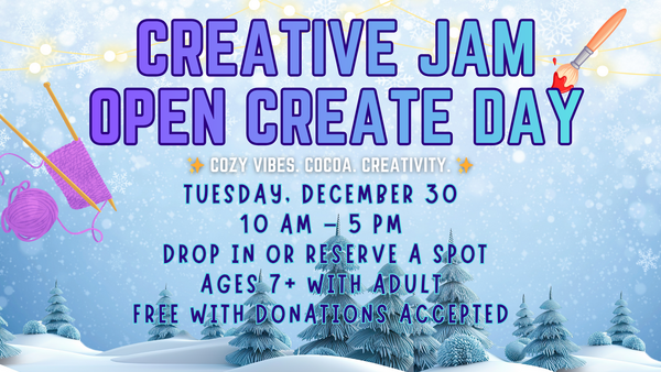 Creative Recharge Day- Open Create via ThunderTix