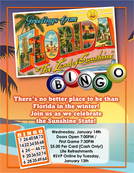 January Bingo Night via ThunderTix