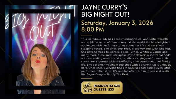 Jayne Curry's Big Night via ThunderTix