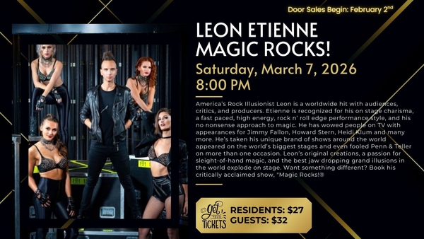 Leon Etienne: Magic Rocks via ThunderTix
